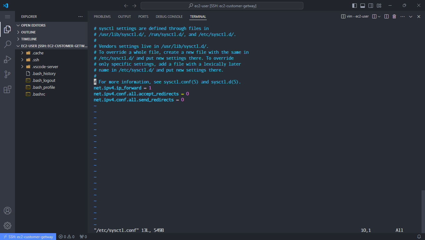 Configure Customer Gateway :: Start with Amazon VPC and AWS VPN Site-to ...